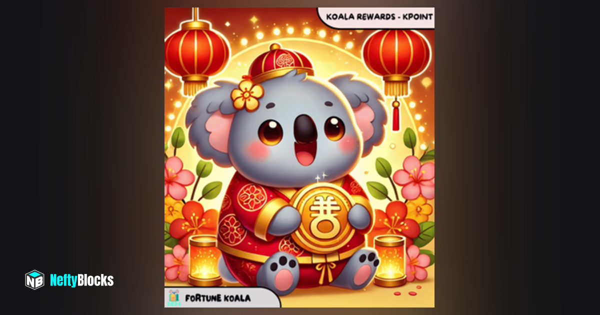 Fortune Koala #59 | NeftyBlocks | The #1 Trade to Earn NFT Marketplace on WAX