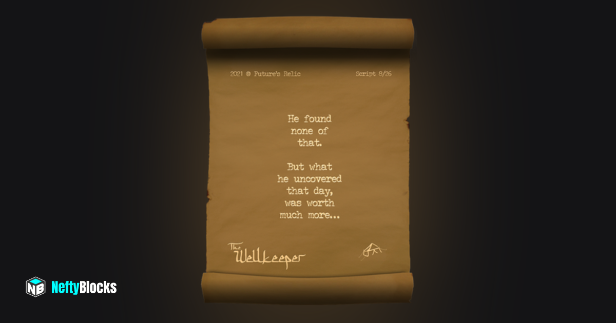 Scroll Script #08 #37 | NeftyBlocks | The #1 Trade to Earn NFT ...