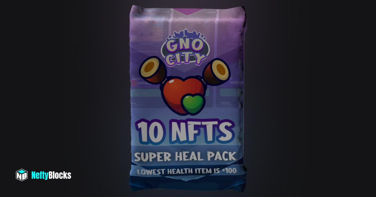Super Heal Pack | 10 Items | NeftyBlocks | The #1 Trade to Earn NFT ...