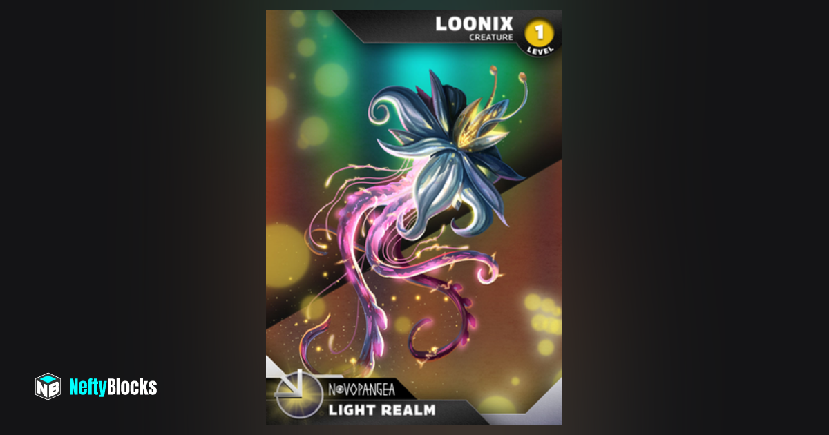 Loonix #89 | NeftyBlocks | The #1 Trade to Earn NFT Marketplace on WAX