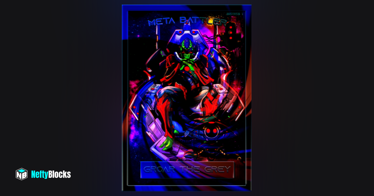 Groar the Grey | NeftyBlocks | The #1 Trade to Earn NFT Marketplace on WAX