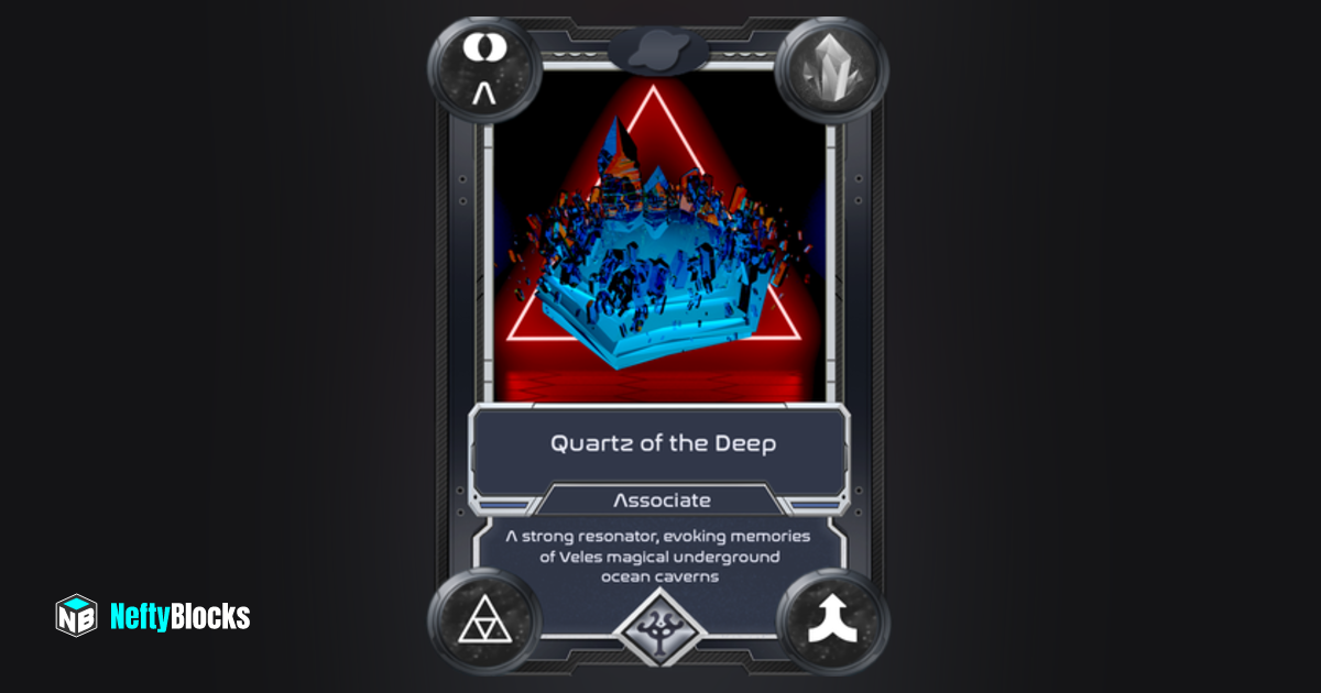 Quartz of the Deep #37544 | NeftyBlocks | The #1 Trade to Earn NFT ...