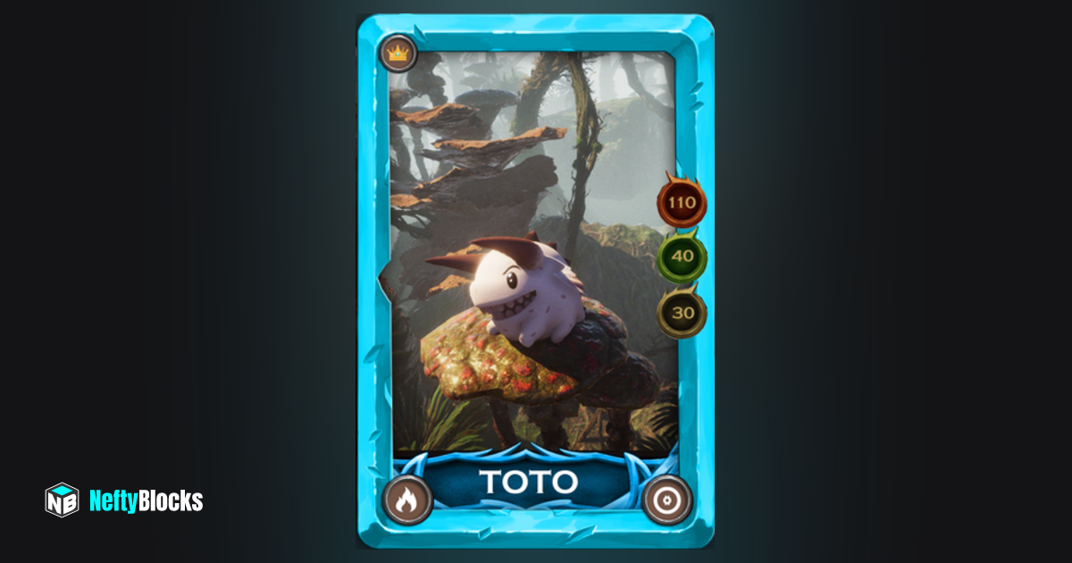 Toto | NeftyBlocks | The #1 Trade to Earn NFT Marketplace on WAX