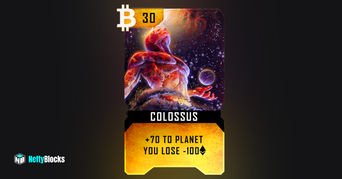 Colossus #87 | NeftyBlocks | The #1 Trade to Earn NFT Marketplace on WAX