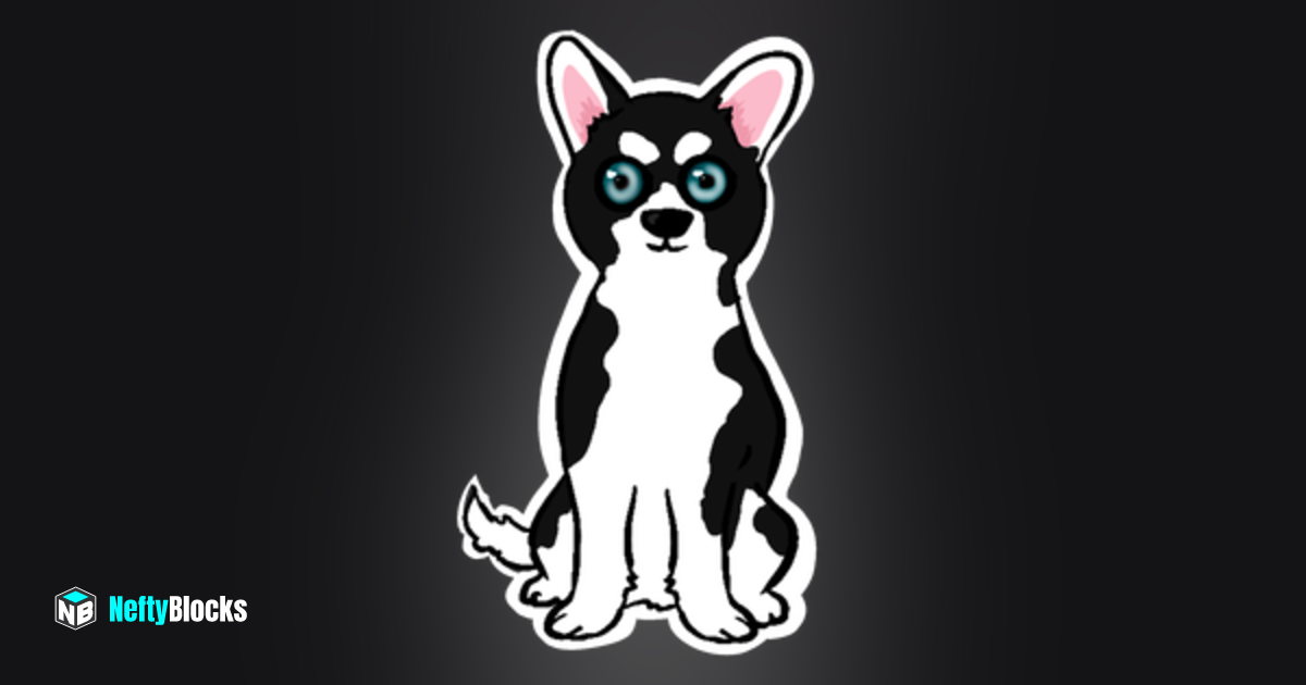 X-MAS - Cryptopup - Husky Sticker #17 | NeftyBlocks | The #1 Trade to ...