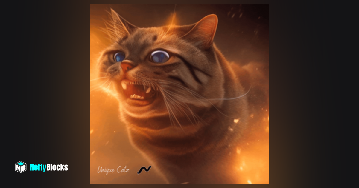 Unique Catz #15 | NeftyBlocks | The #1 Trade to Earn NFT Marketplace on WAX