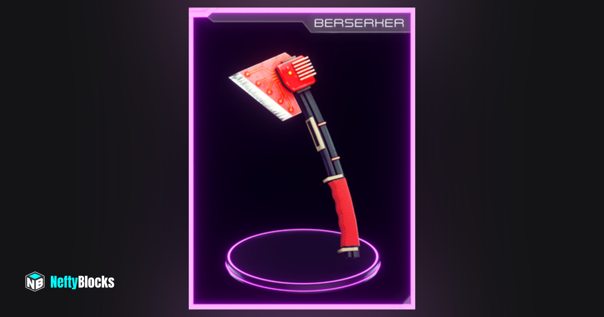 Berserker's Axe #1461 | NeftyBlocks | The #1 Trade to Earn NFT ...