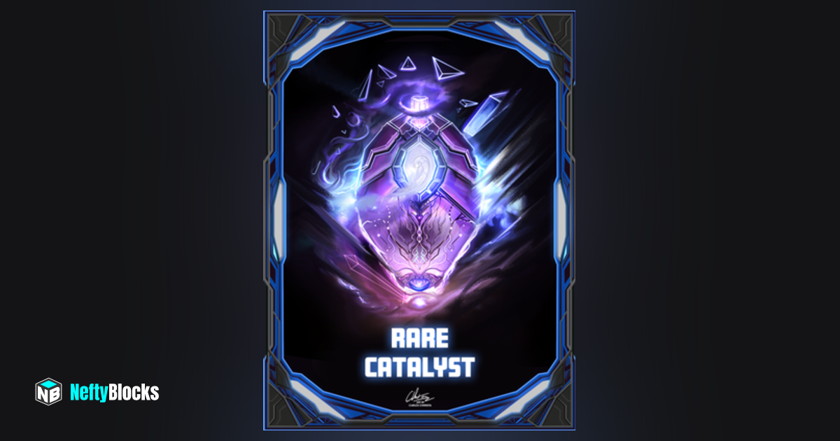 Rare Catalyst #19492 | NeftyBlocks | The #1 Trade to Earn NFT ...