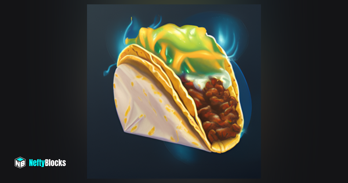 Telepathic Taco #42 | NeftyBlocks | The #1 Trade to Earn NFT ...