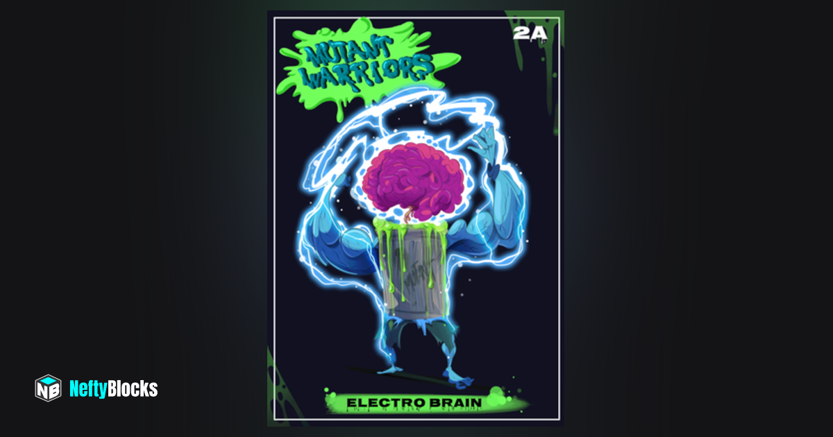 Electro Brain | NeftyBlocks | The #1 Trade to Earn NFT Marketplace on WAX