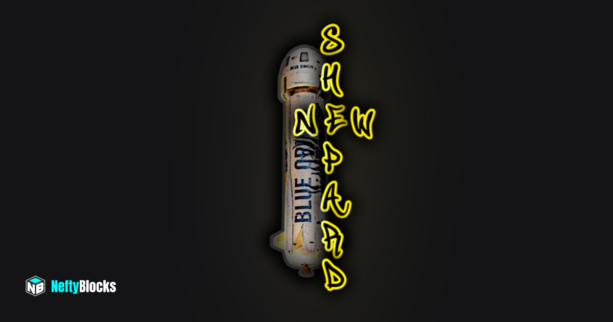 New Shepard Logo #2 | NeftyBlocks | The #1 Trade to Earn NFT ...