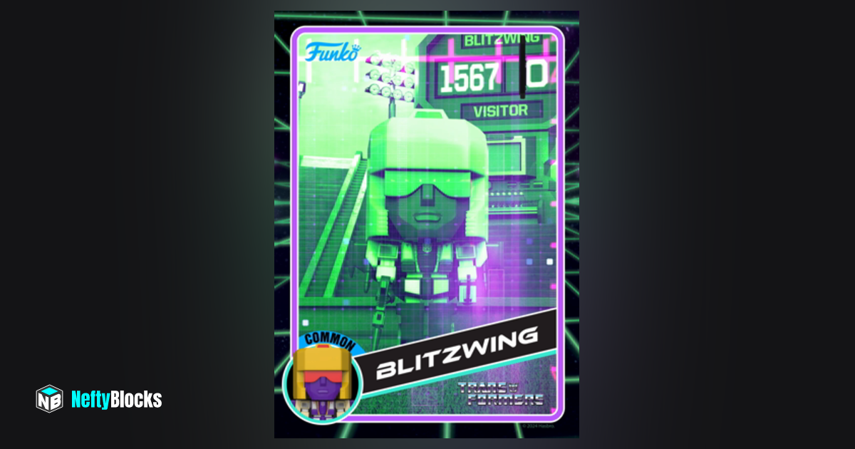 Blitzwing #4239 | NeftyBlocks | The #1 Trade to Earn NFT Marketplace on WAX
