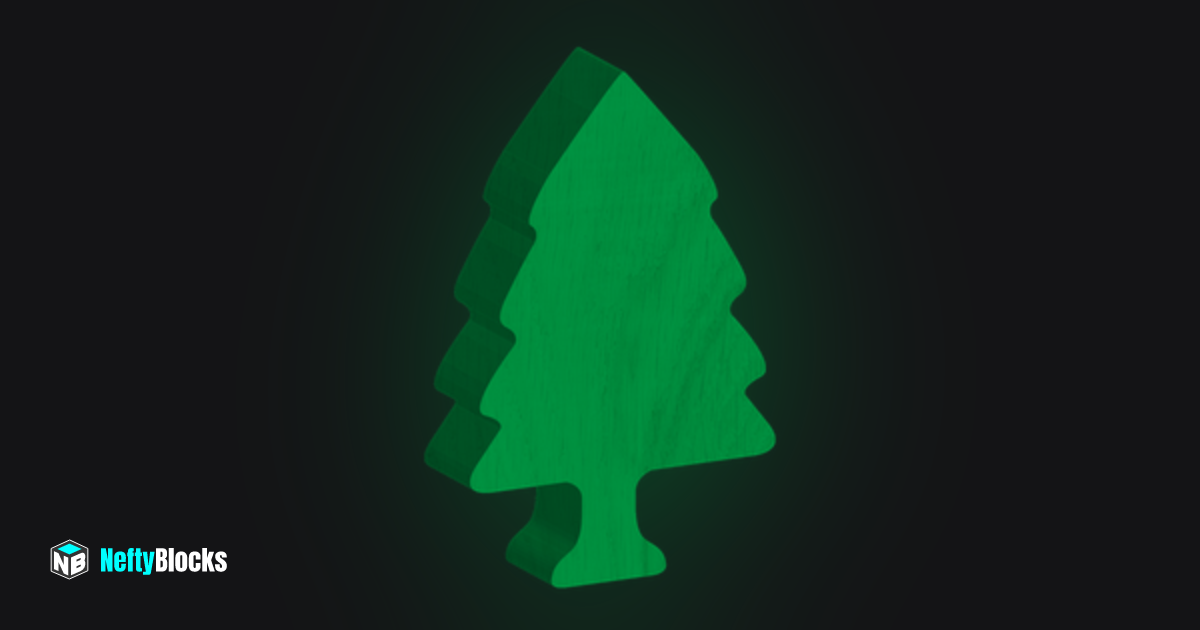 tree pine 01 #52 | NeftyBlocks | The #1 Trade to Earn NFT Marketplace ...
