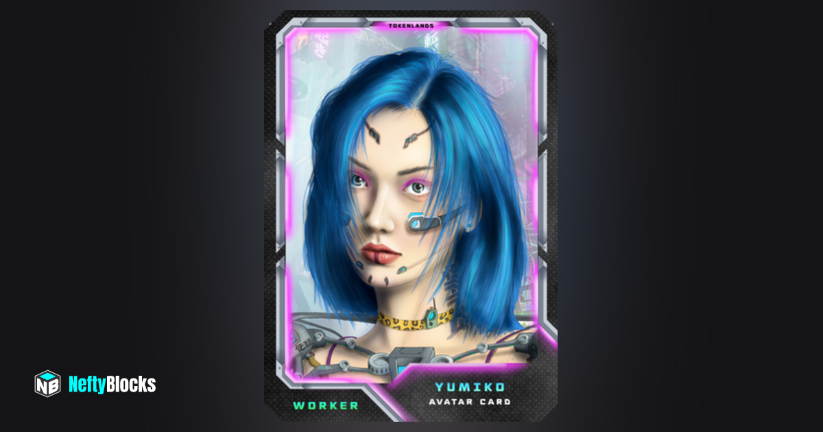 Yumiko #851 | NeftyBlocks | The #1 Trade to Earn NFT Marketplace on WAX