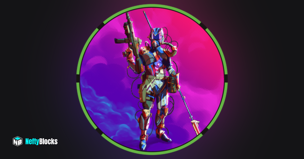 Blue Guardian #179 | NeftyBlocks | The #1 Trade to Earn NFT Marketplace on WAX