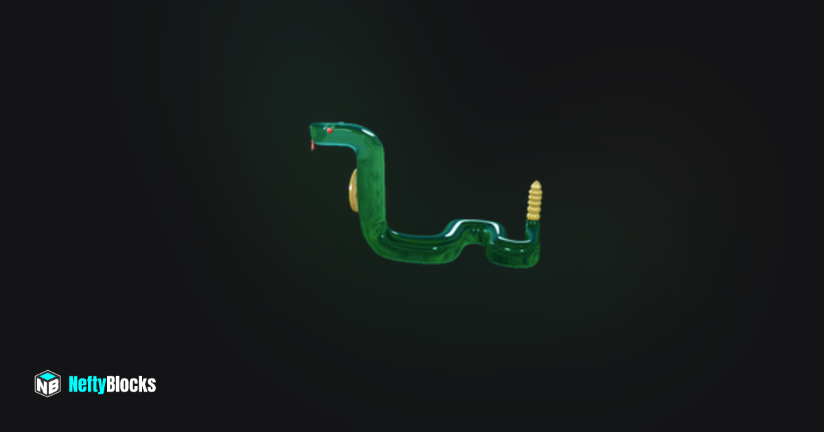 Bitcoin Snake Collection - Green Glass | NeftyBlocks | The #1 Trade to ...