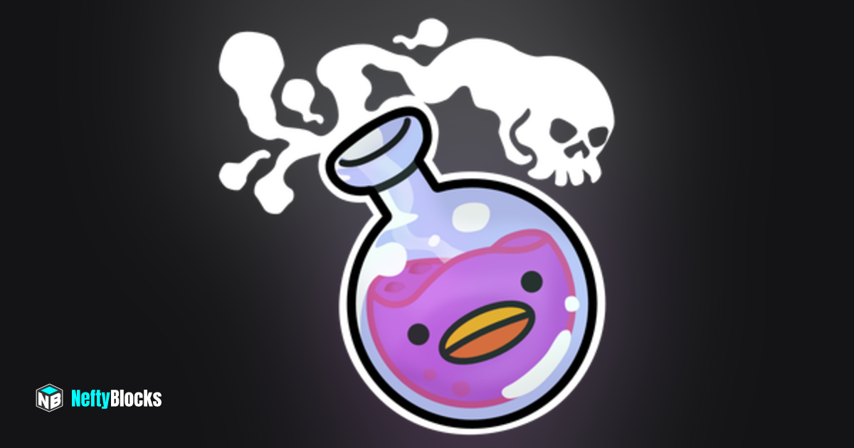 Poisonous Quack Potion #71 | NeftyBlocks | The #1 Trade to Earn NFT ...