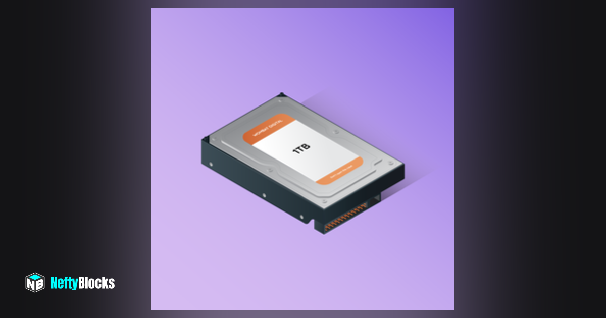 Hard Drive #1420 | NeftyBlocks | The #1 Trade to Earn NFT Marketplace ...