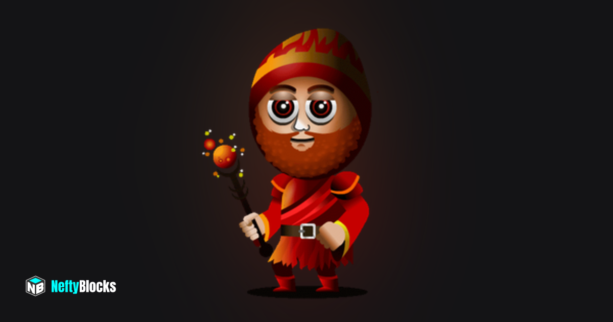 Wizard Bouncy Bro Bro #371 | NeftyBlocks | The #1 Trade to Earn NFT ...