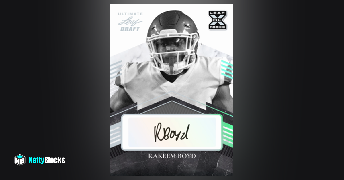 Rakeem Boyd #4 | NeftyBlocks | The #1 Trade to Earn NFT Marketplace on WAX