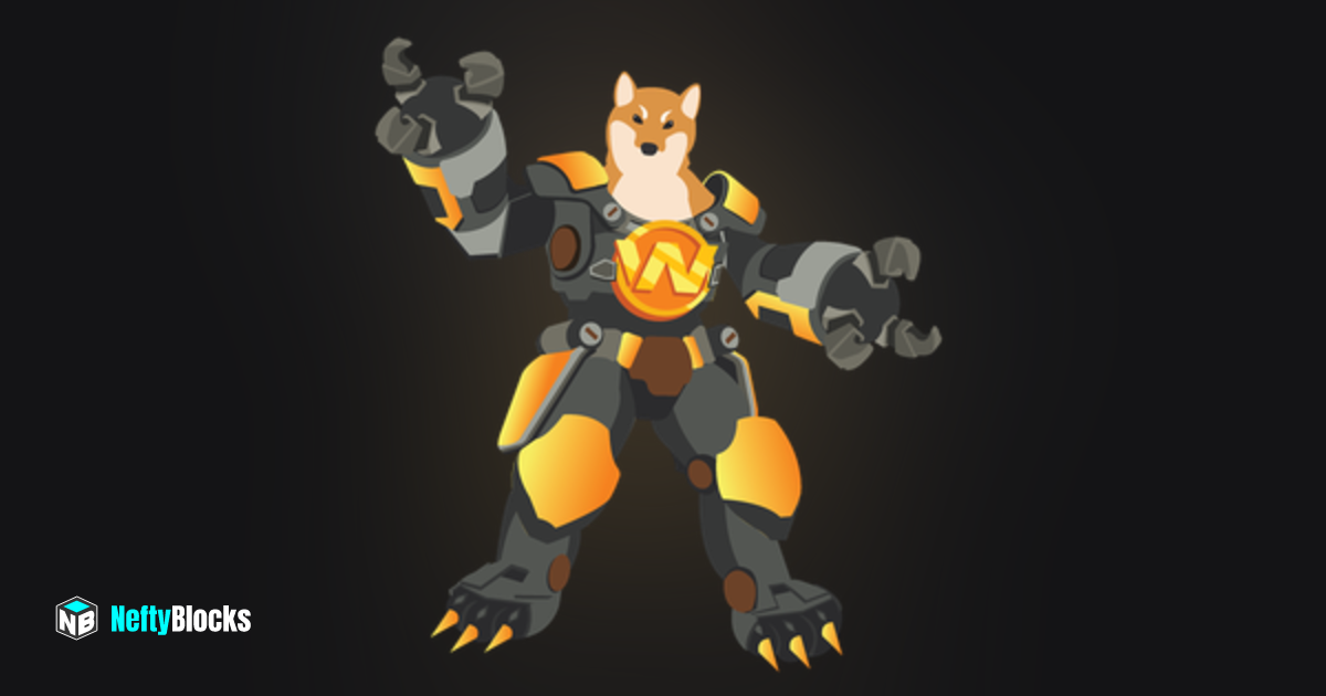 Shiba - WAXP Mech Evolution Concept #19 | NeftyBlocks | The #1 Trade to ...