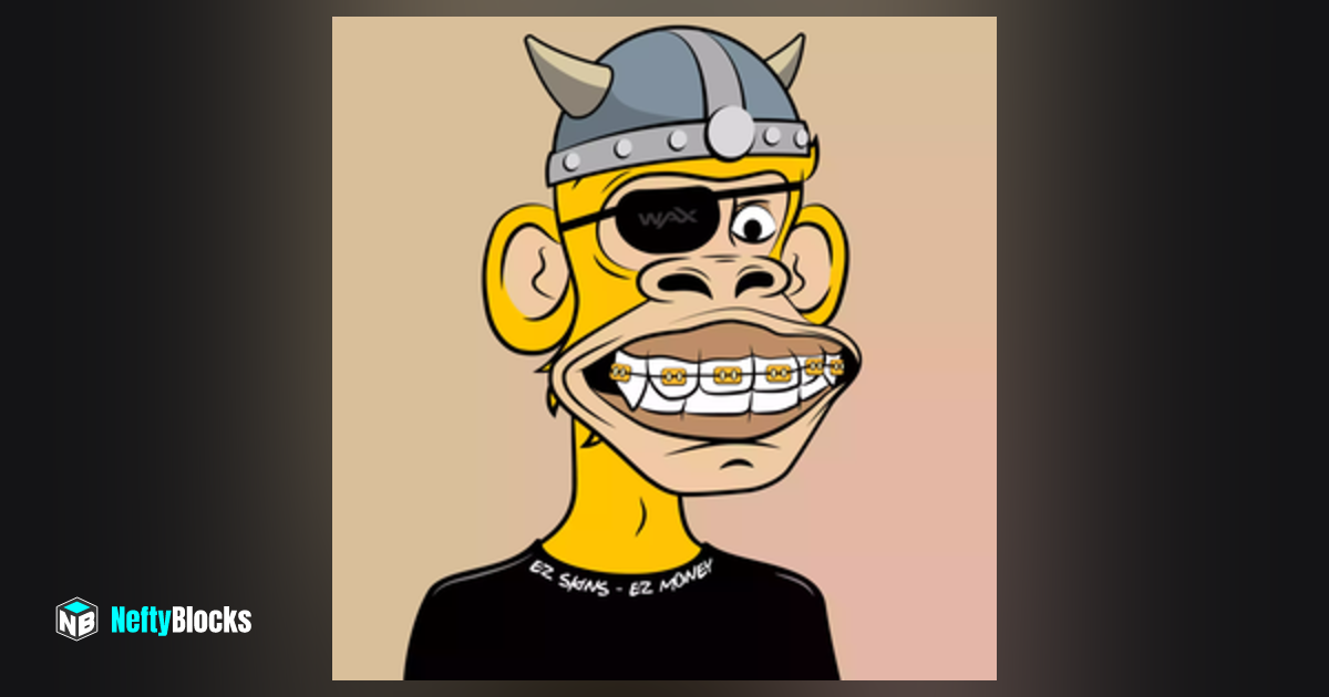 WAX Ape 03113 | NeftyBlocks | The #1 Trade to Earn NFT Marketplace on WAX