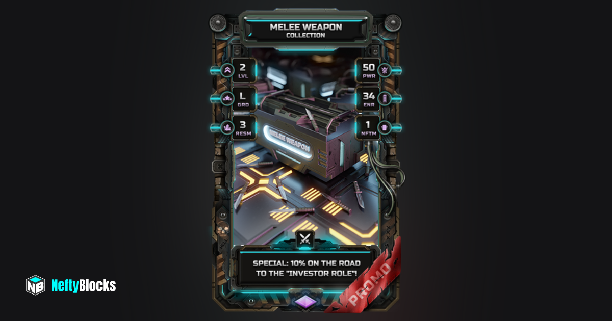 Melee weapon Collection #768 | NeftyBlocks | The #1 Trade to Earn NFT ...