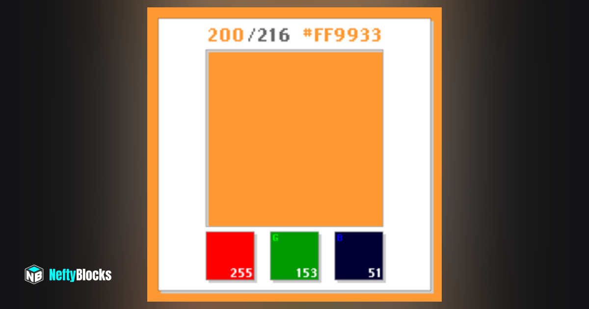 #FF9933 - 255,153,51 | NeftyBlocks | The #1 Trade to Earn NFT ...
