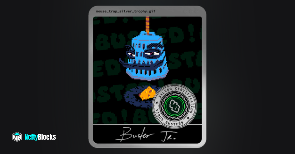 Mouse Trap Silver Trophy #12 | NeftyBlocks | The #1 Trade to Earn NFT ...