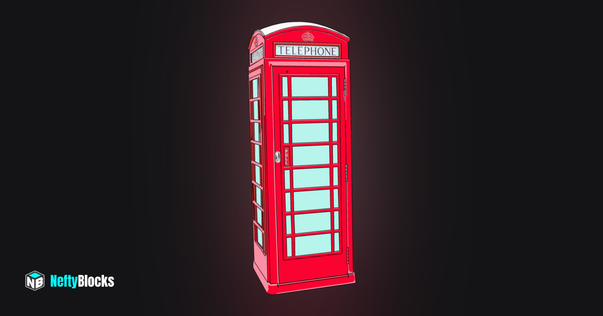Phonebooth - Sticker #1197 | NeftyBlocks | The #1 Trade to Earn NFT ...