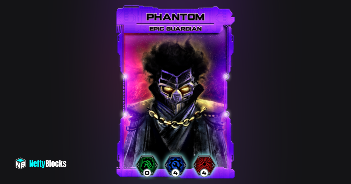 Phantom #28 | NeftyBlocks | The #1 Trade to Earn NFT Marketplace on WAX