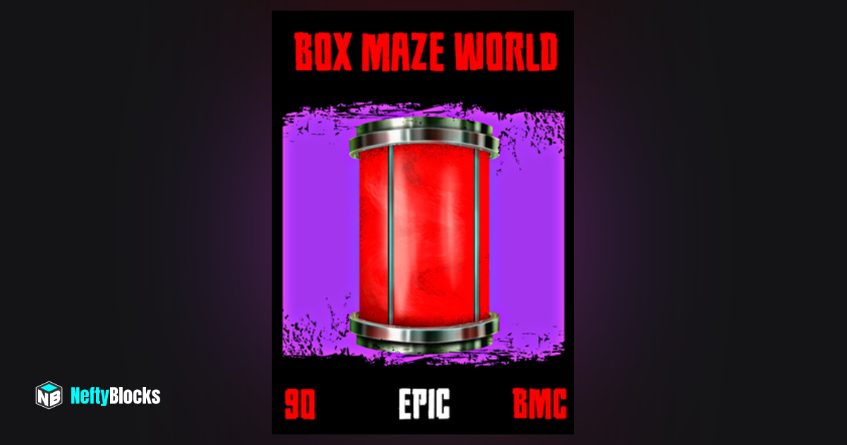 BMC Barrel #9 | NeftyBlocks | The #1 Trade to Earn NFT Marketplace on WAX