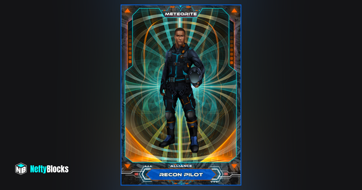 Recon Pilot | NeftyBlocks | The #1 Trade to Earn NFT Marketplace on WAX