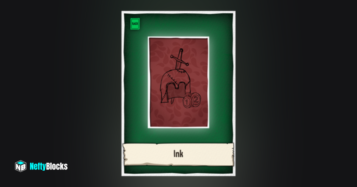 Ink - Card Back #111 | NeftyBlocks | The #1 Trade to Earn NFT ...