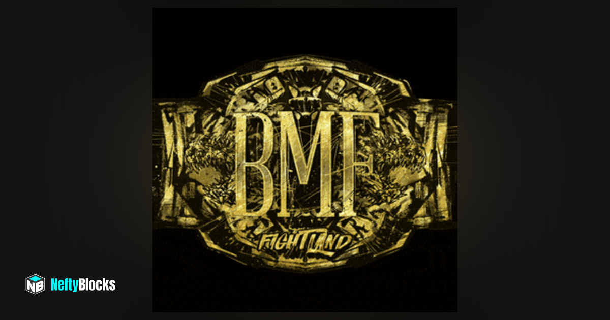 BMF Gold #432 | NeftyBlocks | The #1 Trade to Earn NFT Marketplace on WAX