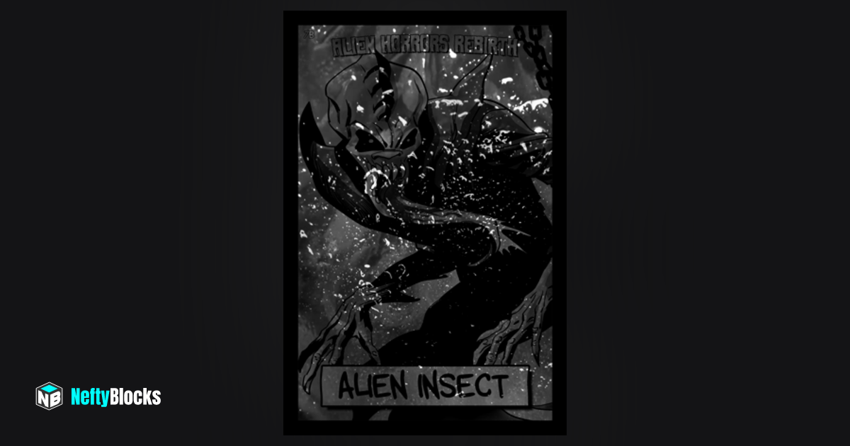 Alien Insect | NeftyBlocks | The #1 Trade to Earn NFT Marketplace on WAX