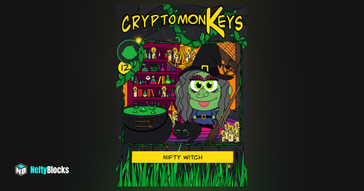 Nifty Witch #264 | NeftyBlocks | The #1 Trade to Earn NFT Marketplace ...