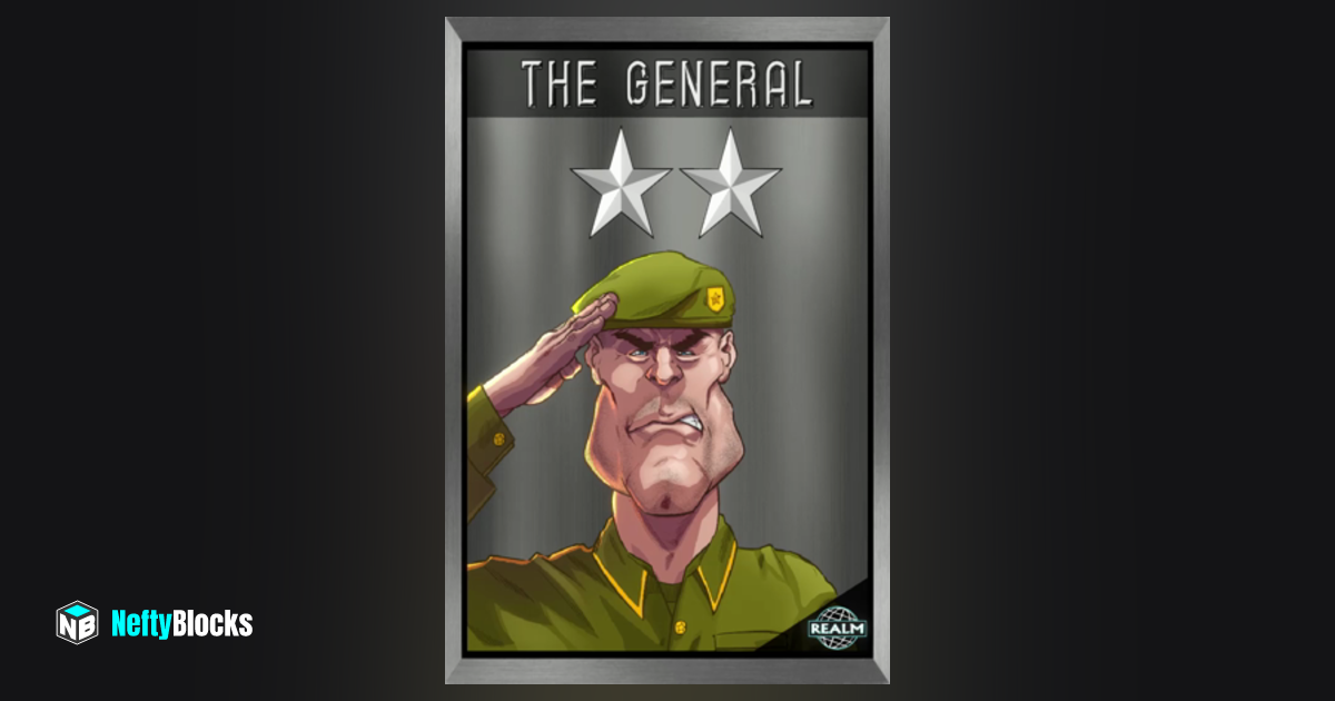 The General #8670 | NeftyBlocks | The #1 Trade to Earn NFT Marketplace ...