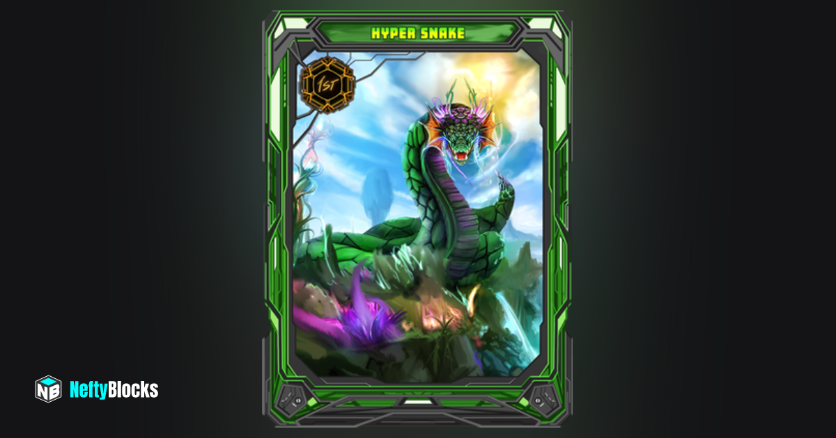 Hyper Snake | NeftyBlocks | The #1 Trade to Earn NFT Marketplace on WAX