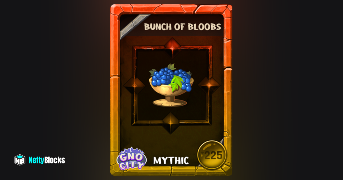 Bunch of Bloobs | Mythic | NeftyBlocks | The #1 Trade to Earn NFT ...