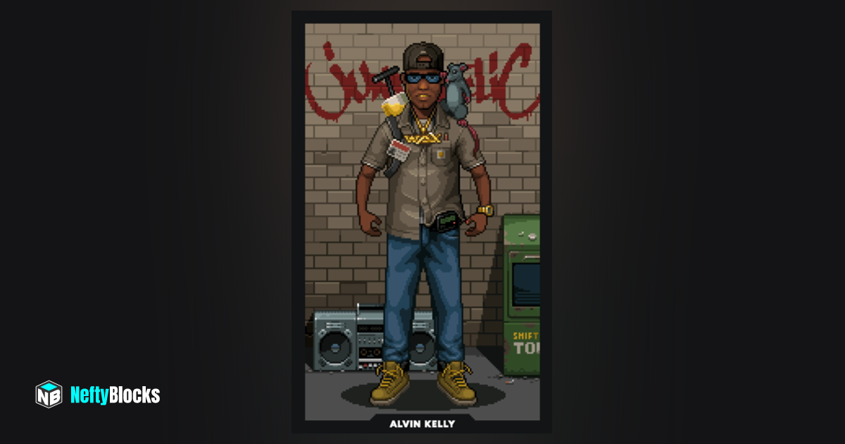 Alvin Kelly #132 | NeftyBlocks | The #1 Trade to Earn NFT Marketplace ...