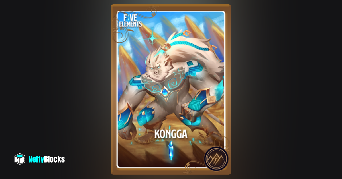 Kongga #67 | NeftyBlocks | The #1 Trade to Earn NFT Marketplace on WAX