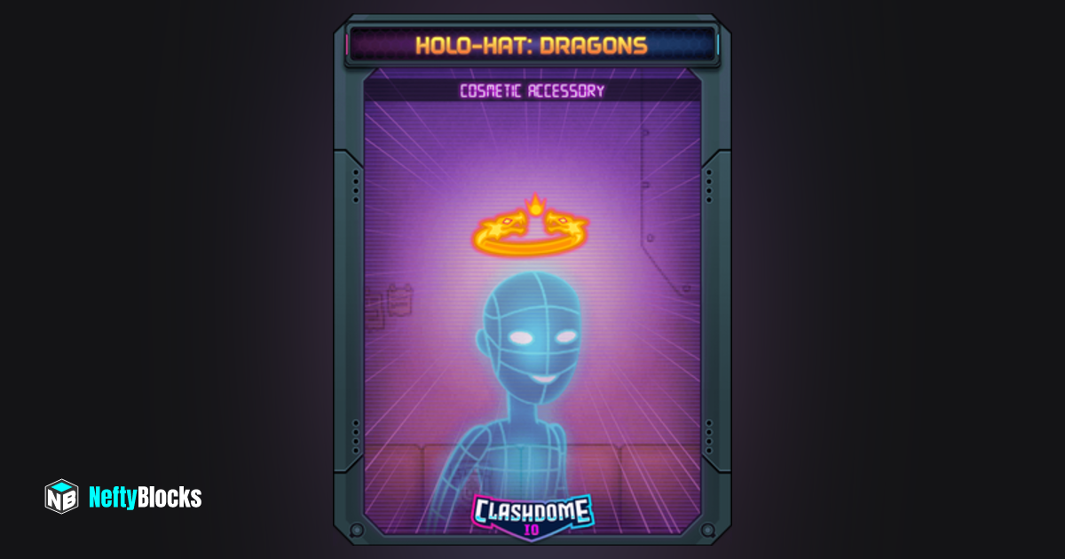 Holo-Hat: Dragons #20 | NeftyBlocks | The #1 Trade to Earn NFT ...