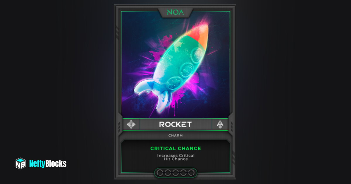 Rocket #356 | NeftyBlocks | The #1 Trade to Earn NFT Marketplace on WAX