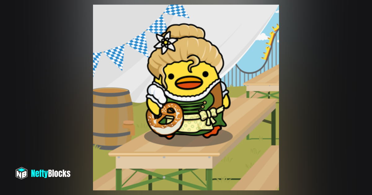 Miss Oktoberfest Quack #86 | NeftyBlocks | The #1 Trade to Earn NFT Marketplace on WAX