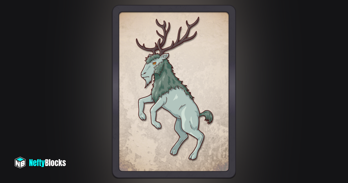 Hircocervus #146 | NeftyBlocks | The #1 Trade to Earn NFT Marketplace ...