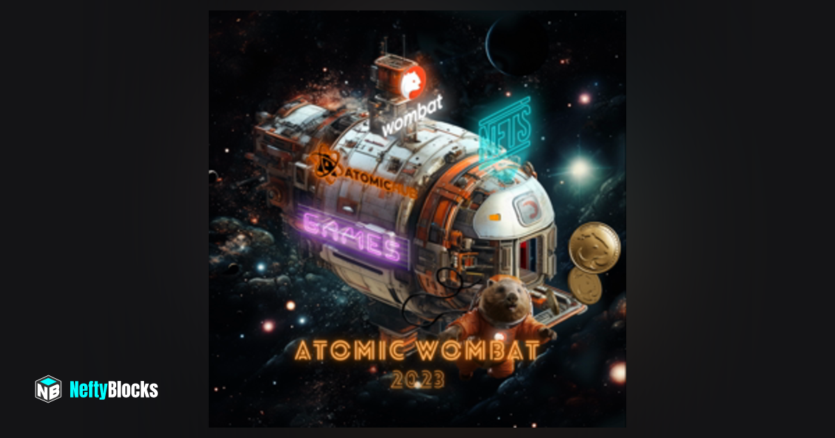 Atomic Wombat #832 | NeftyBlocks | The #1 Trade to Earn NFT Marketplace on WAX