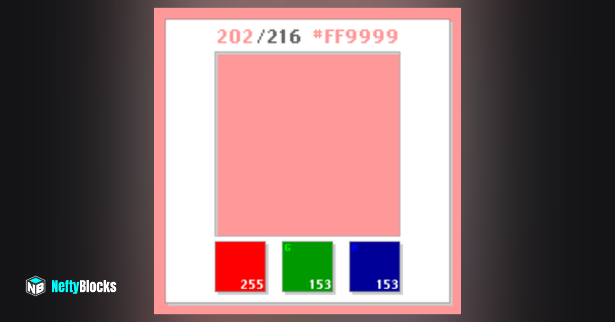 #FF9999 - 255,153,153 | NeftyBlocks | The #1 Trade to Earn NFT ...