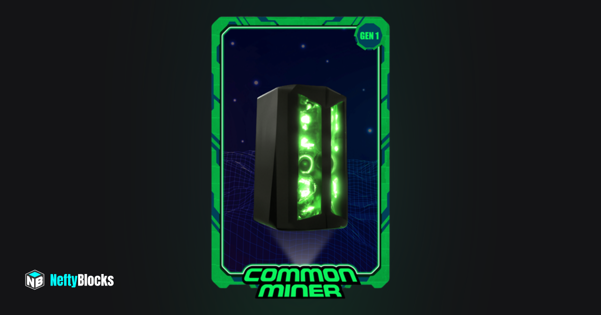 Common Miner #405 | NeftyBlocks | The #1 Trade to Earn NFT Marketplace ...