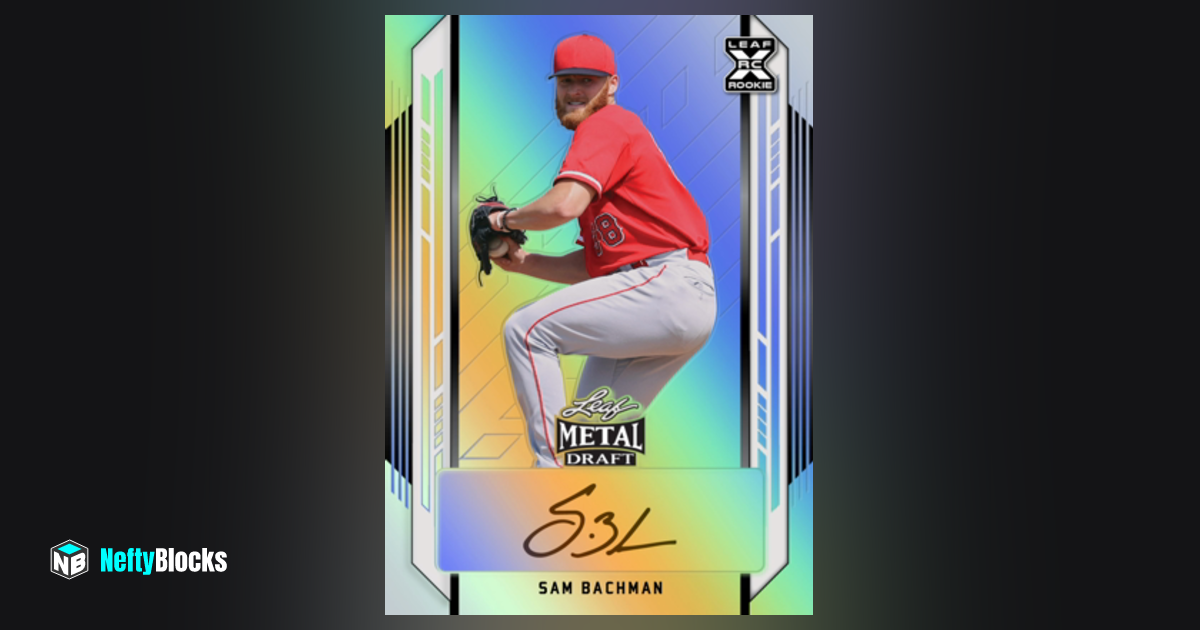 Sam Bachman #20 | NeftyBlocks | The #1 Trade to Earn NFT Marketplace on WAX